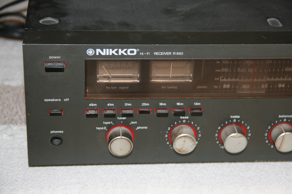 UNITRA Nikko HI-FI receiver R850 retro nowy UKF - 7781656433 ...