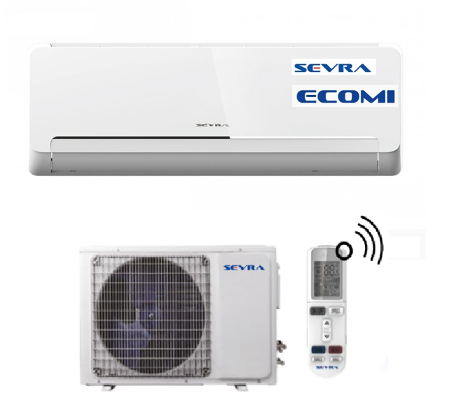 Klimatyzator Sevra Ecomi 3,5 kW nowość TOP 2019 - 8264310986 - oficjalne archiwum Allegro
