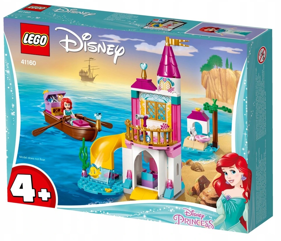 LEGO DISNEY 41160 NADMORSKI ZAMEK ARIELKI LODKA - 10765455666 ...