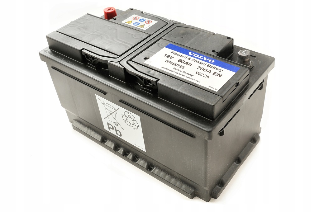 AKUMULATOR 700CCA 80Ah VOLVO V60 V70 S60 XC60 XC70 - 7712113213 - oficjalne archiwum Allegro