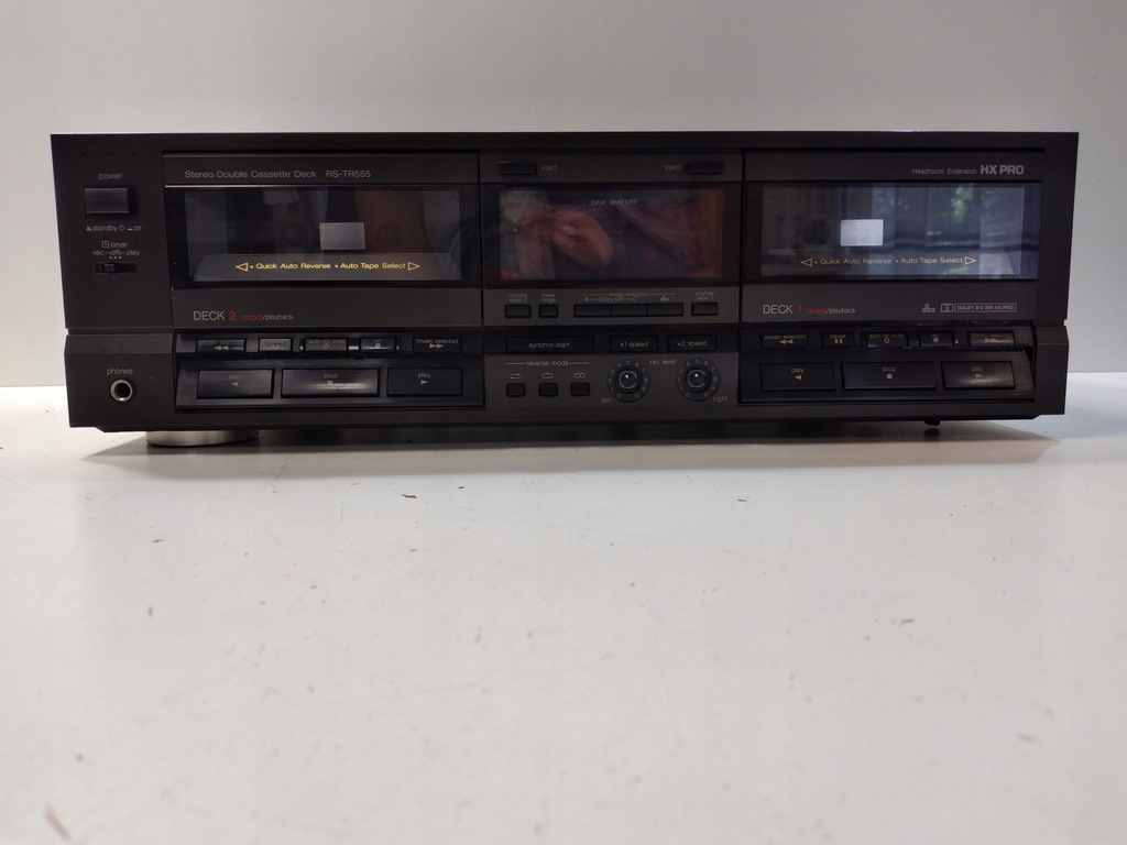 Magnetofon kasetowy TECHNICS RS-TR555 - 14174905948 - oficjalne archiwum Allegro