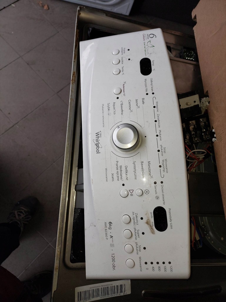 Programator pralki WHIRLPOOL AWE 82360P - 13317777627 - oficjalne archiwum Allegro