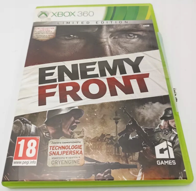 GRA ENEMY FRONT XBOX 360 - 13917872883 - oficjalne archiwum Allegro