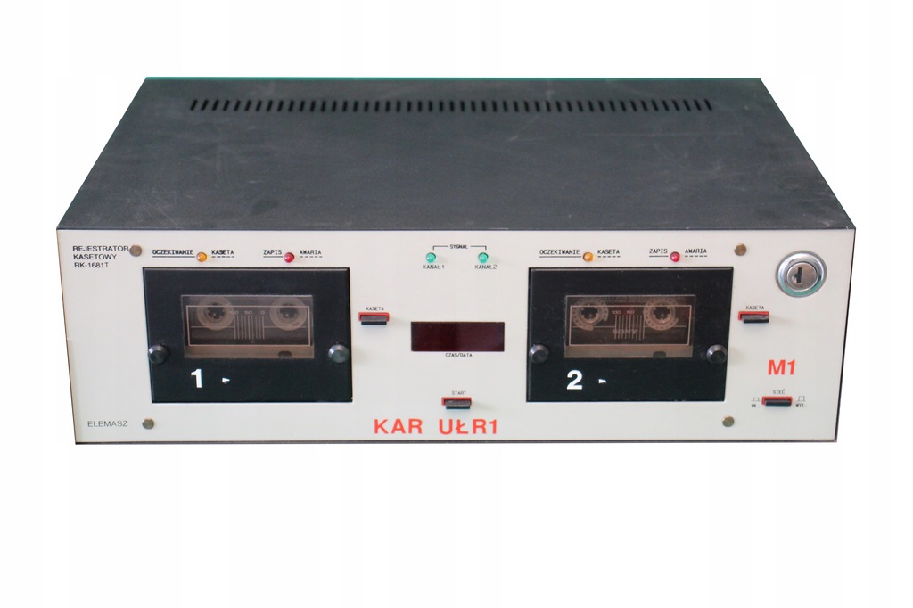 Unitra ELMASZ rzadki rejestrator kasetowy RK-1681T - 15273438787 - oficjalne archiwum Allegro
