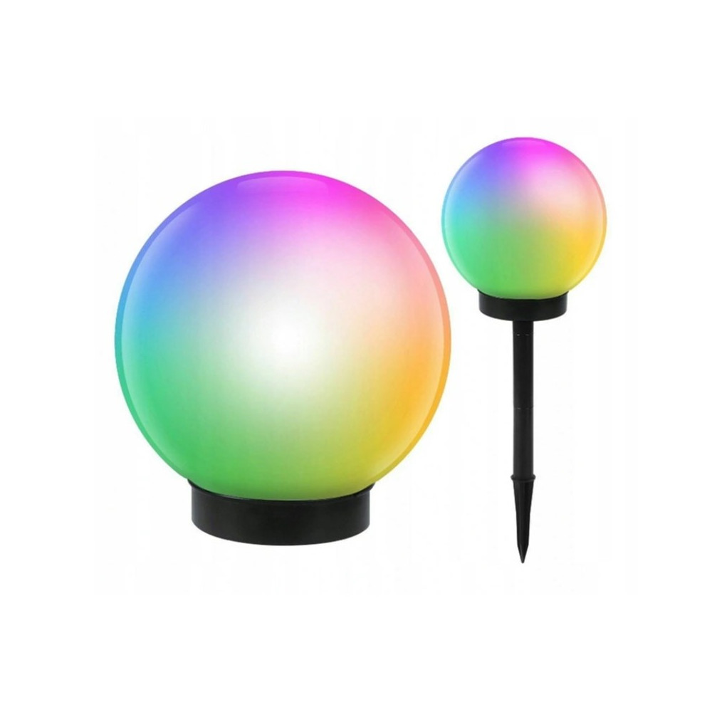 Lampa Ogrodowa LED SOLARNA kula RGB 10 CM - 12160192656 - oficjalne ...