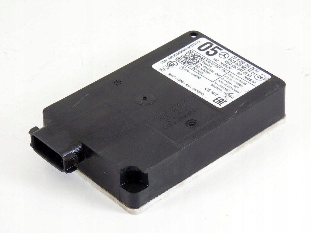 RADAR SENSOR DISTRONIC MERCEDES W212 A0009052804 - 9051673174 ...