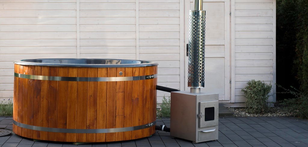 Balia, bania, jacuzzi, ogrodowa, elektryczna, piec - 12713595254 ...