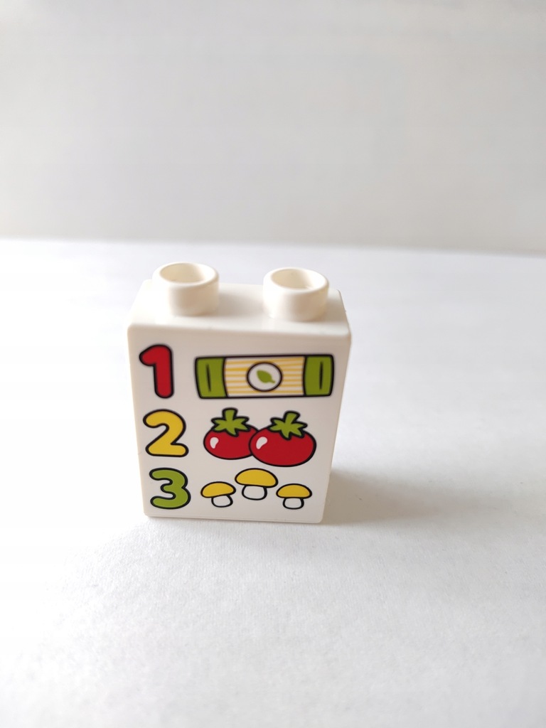 LEGO DUPLO klocek tematyczny lista zakupów warzywa przepis ...