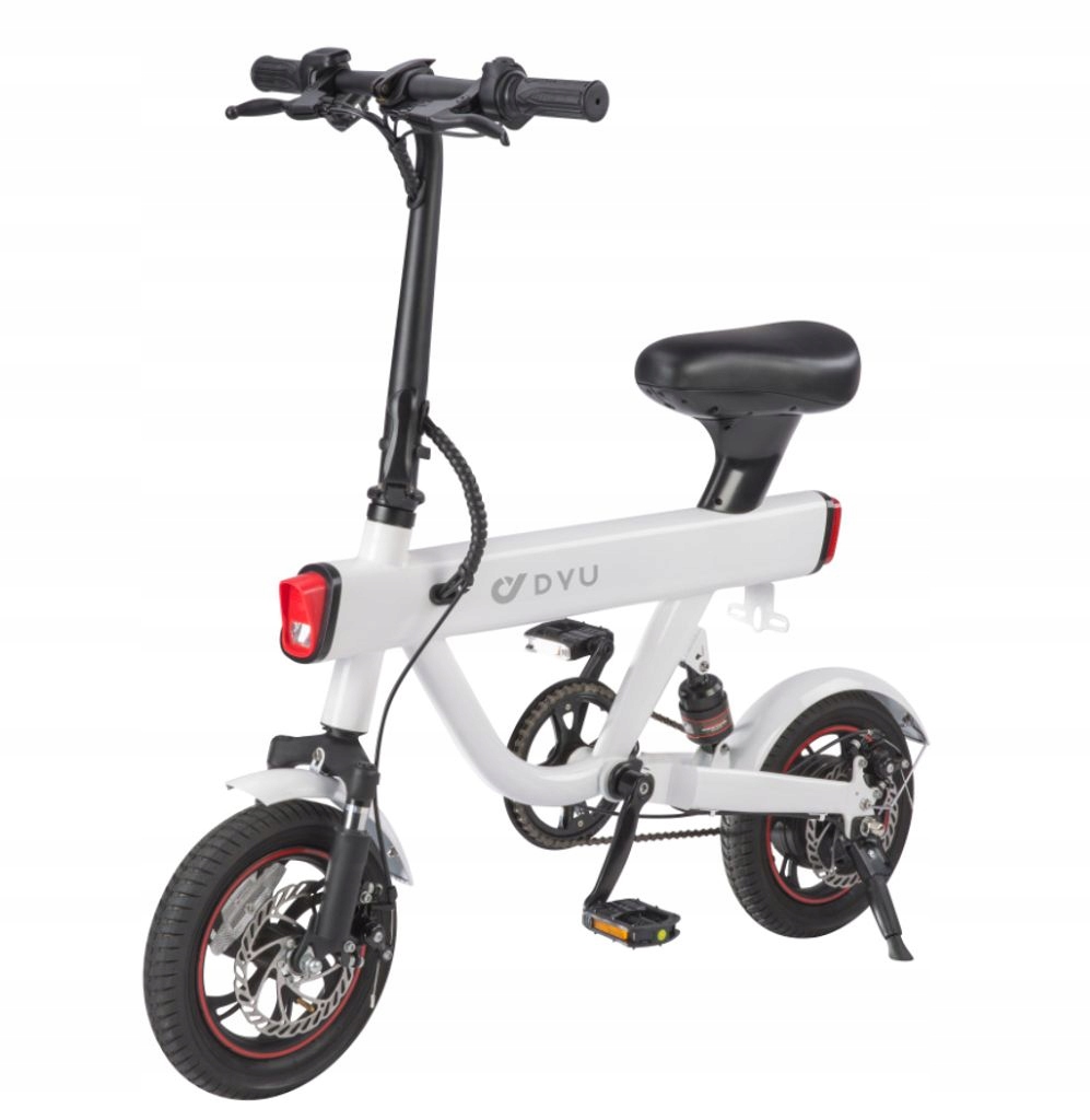 Electric bike DYU V1 frame 12 inch 12 White - 12016930877 - oficjalne ...