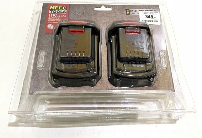 AKUMULATORY MEEC TOOLS 18V 2 X 4AH - 11941368926 - oficjalne archiwum ...