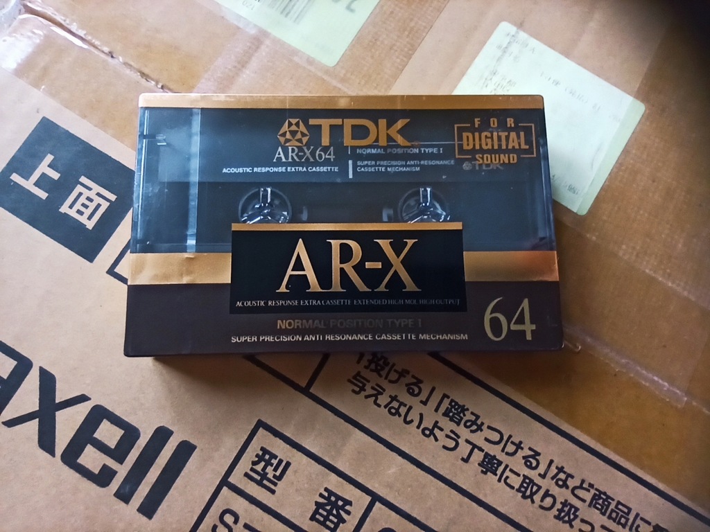 TDK AR-X 64 NOWA Japan 1szt 1989/90r - 12539474549 - oficjalne archiwum Allegro