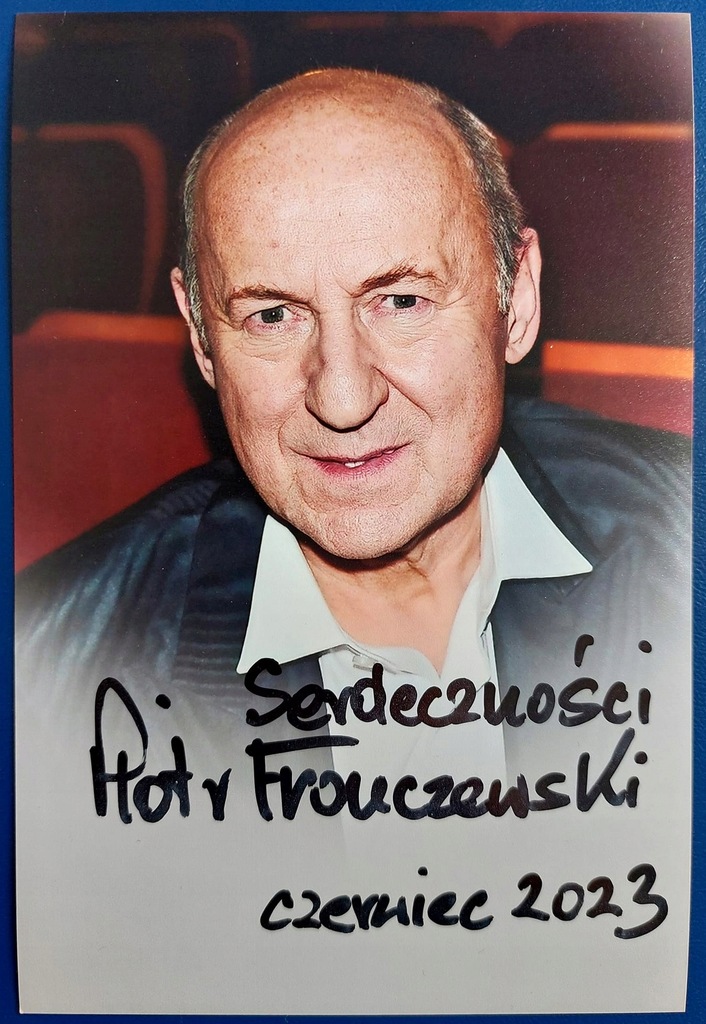 PIOTR FRONCZEWSKI - Autograf - Przemek Dzieciom - 14168062216 - oficjalne archiwum Allegro