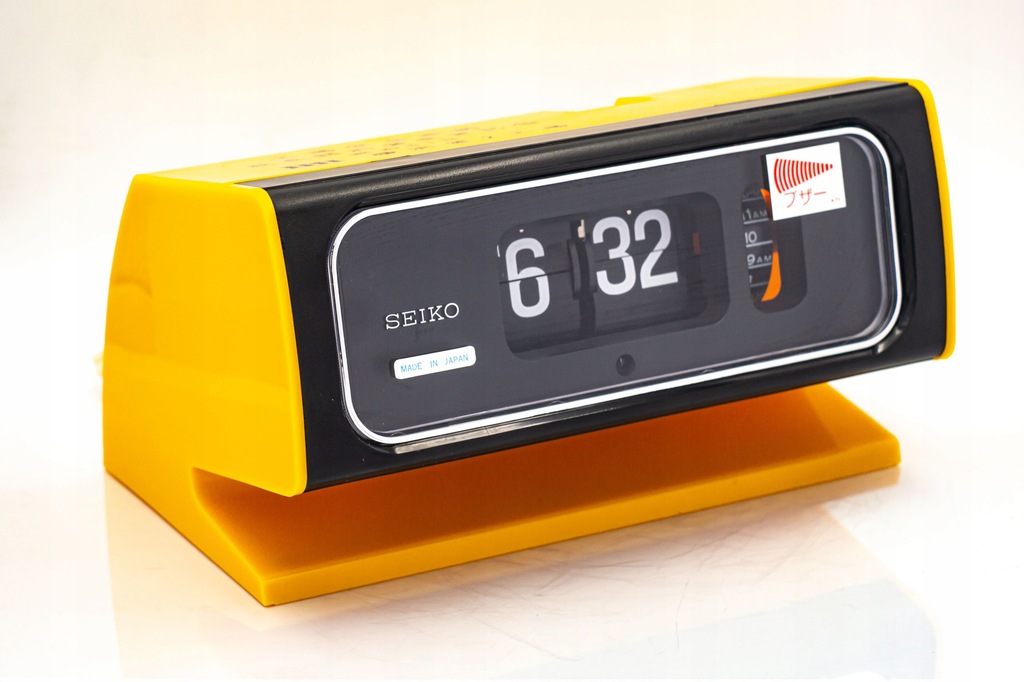 Zegar klapkowy Seiko DP 632 T 1976 budzik JDM - 12765255641 - oficjalne ...