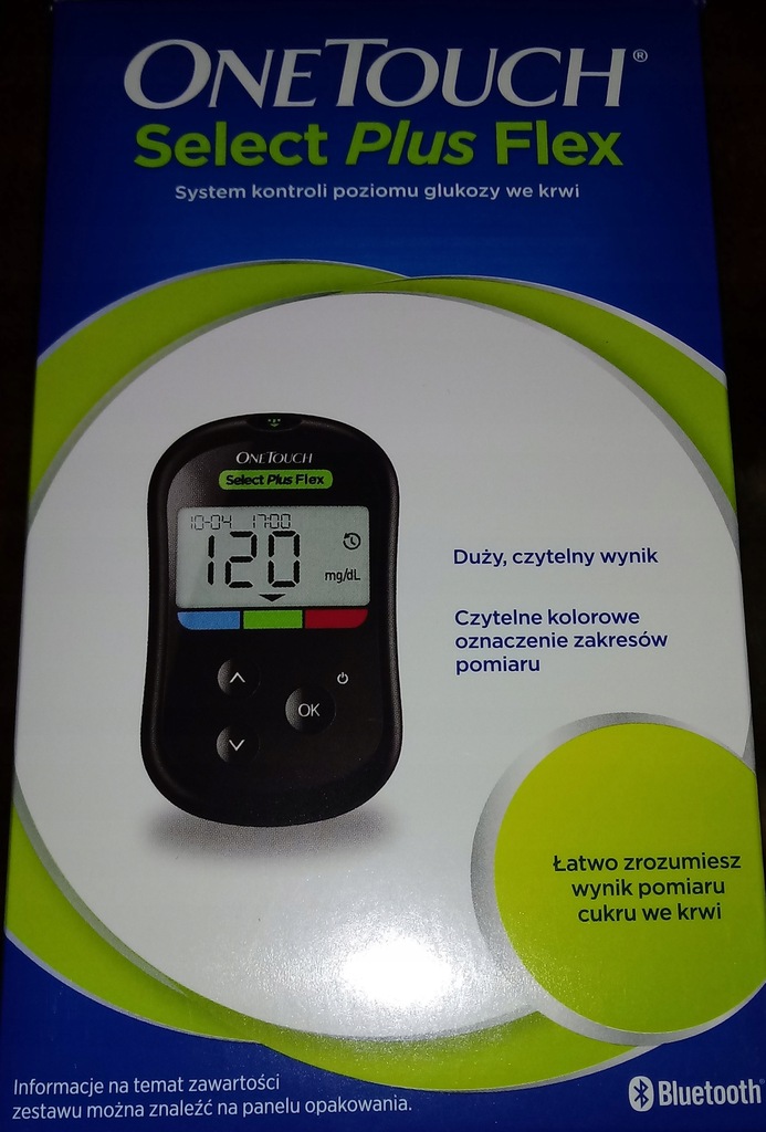 Glukometr One Touch Select Plus Flex +PASKI+IGŁY - 9884533312 ...