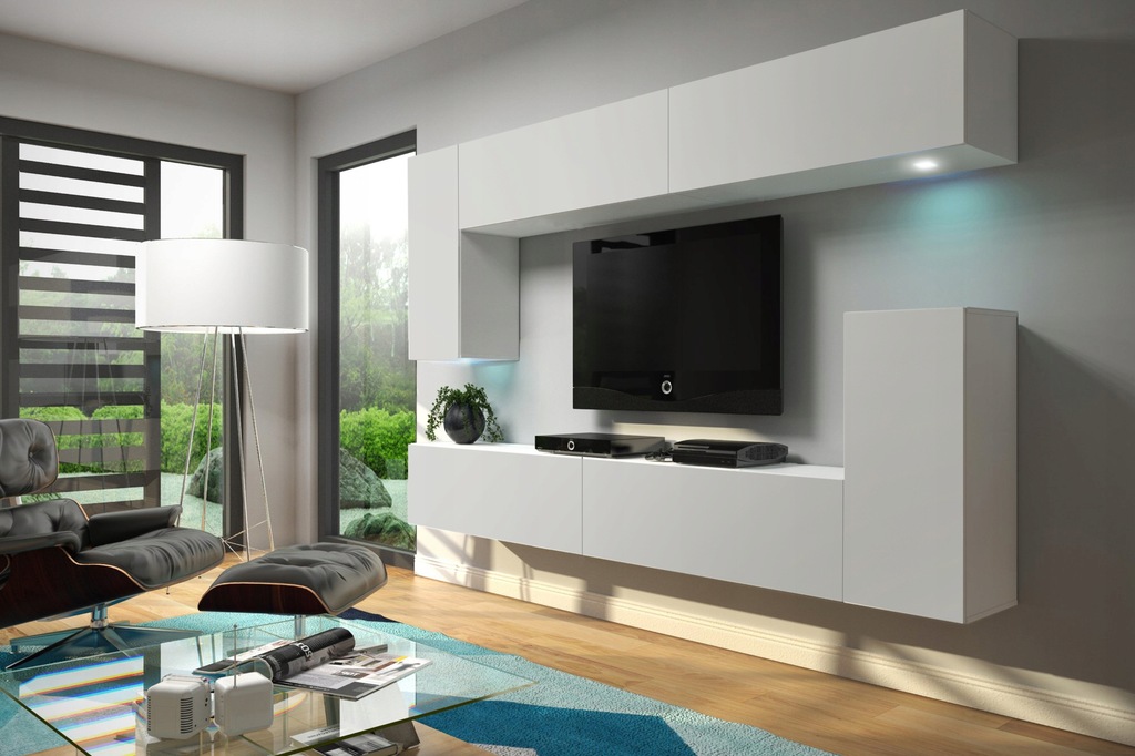 Meblościanka salon meble N57 ścianka do pokoju - 9791270254 - oficjalne ...