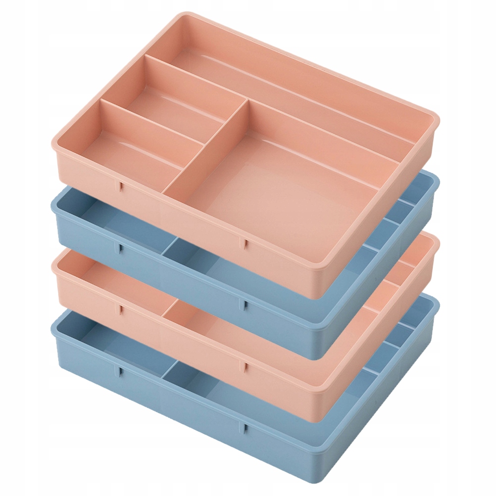 Desk Storage Bins Four Grid Box Make 4 Pcs - 14227985078 - oficjalne ...