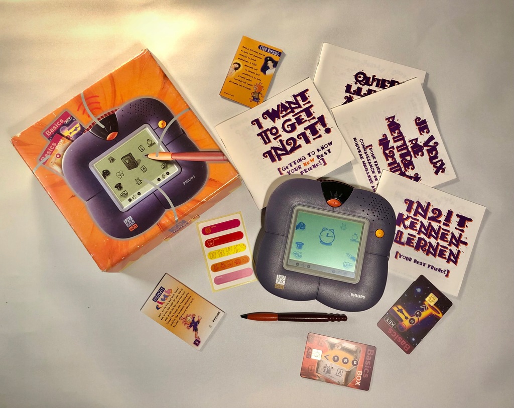 PHILIPS in2it PROTOTYPOWA KONSOLA gra unikat retro 1996 KOMPLET BOX ...