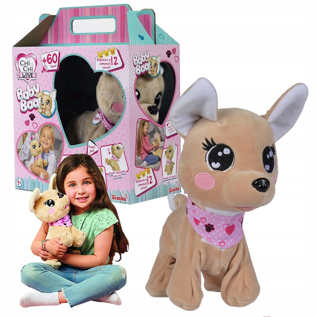 SIMBA Chi Chi Love Baby Boo Interaktywny piesek - 11538955046 ...