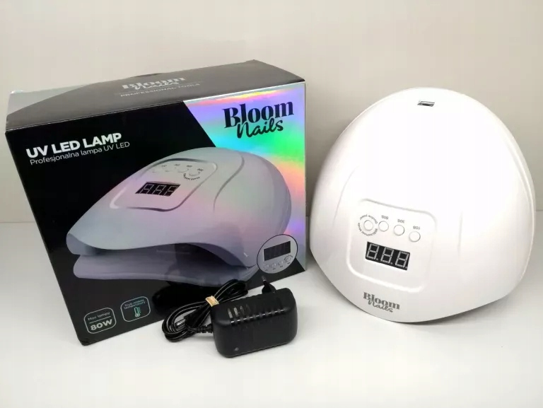 LAMPA UV/LED DO PAZNOKCI BLOOM NAILS 80W - 12309666086 - oficjalne archiwum Allegro