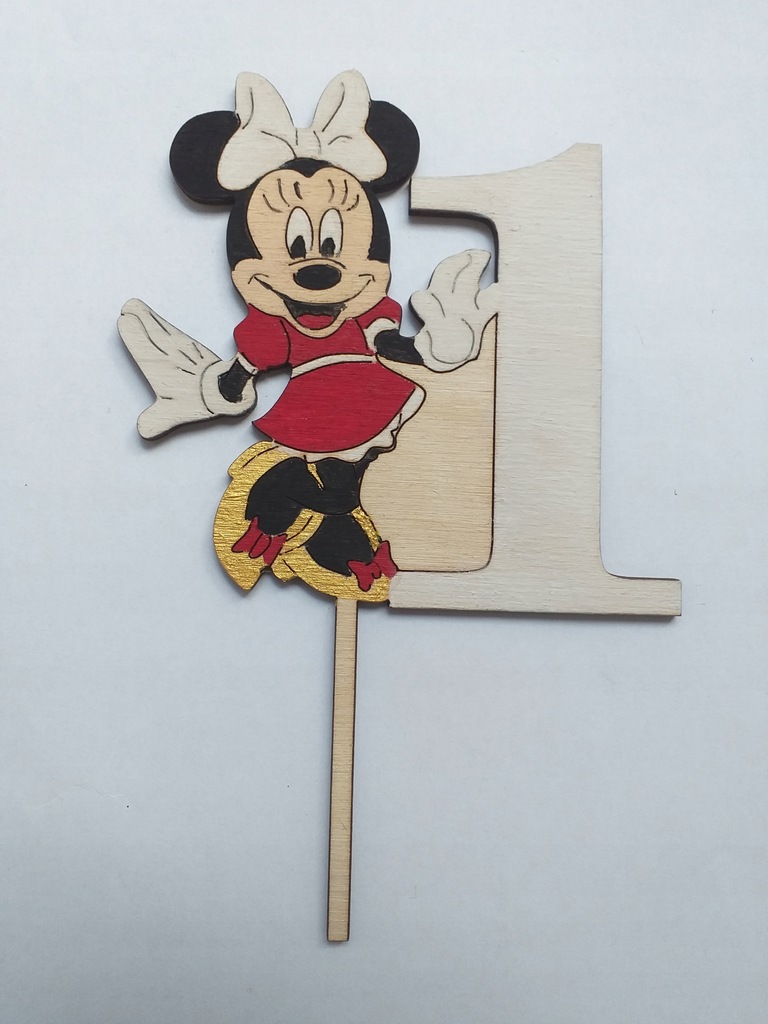 Topper Mini Maus na tort Roczek Urodziny - 10813918936 - oficjalne ...