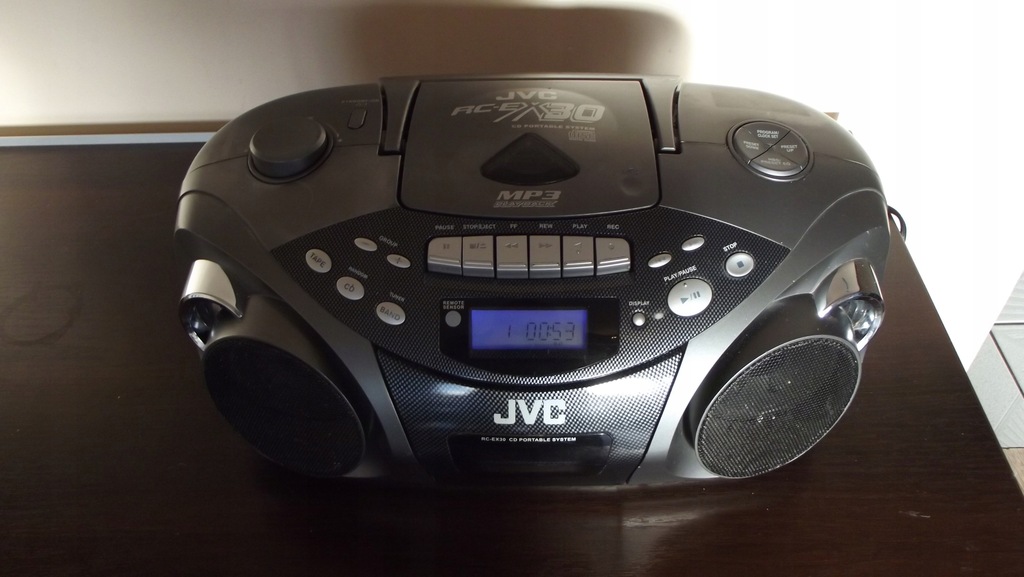 JVC RC-EX30 Boom Box Cassette CD Player - 13215557730 - oficjalne archiwum Allegro