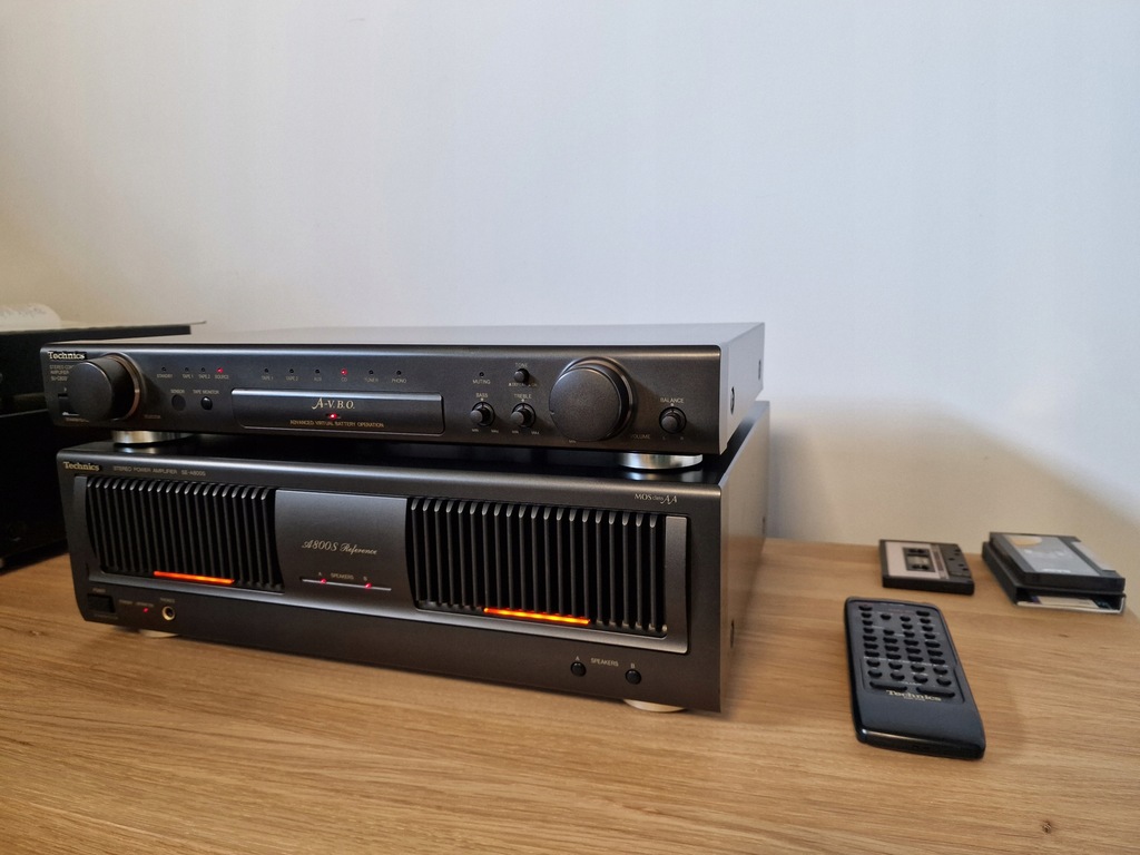 TECHNICS SU-C800UM2+SE-A800S WZMACNIACZ +PILOT !!! - 13670549516 - oficjalne archiwum Allegro