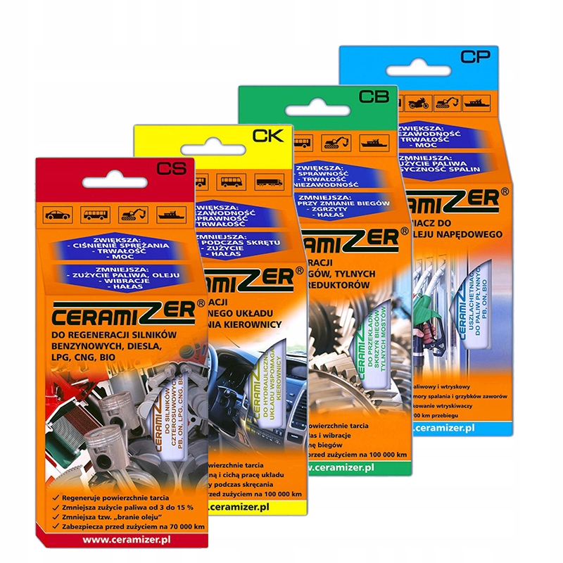 CERAMIZER CS+CP+CB+CK zestaw dodatków do silnika, skrzyni, wspomagania ...