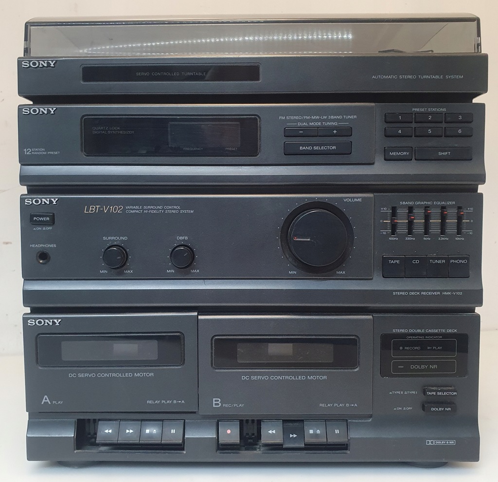 Wieża stereo z gramofonem SONY HMK-V102 - 11842262032 - oficjalne ...