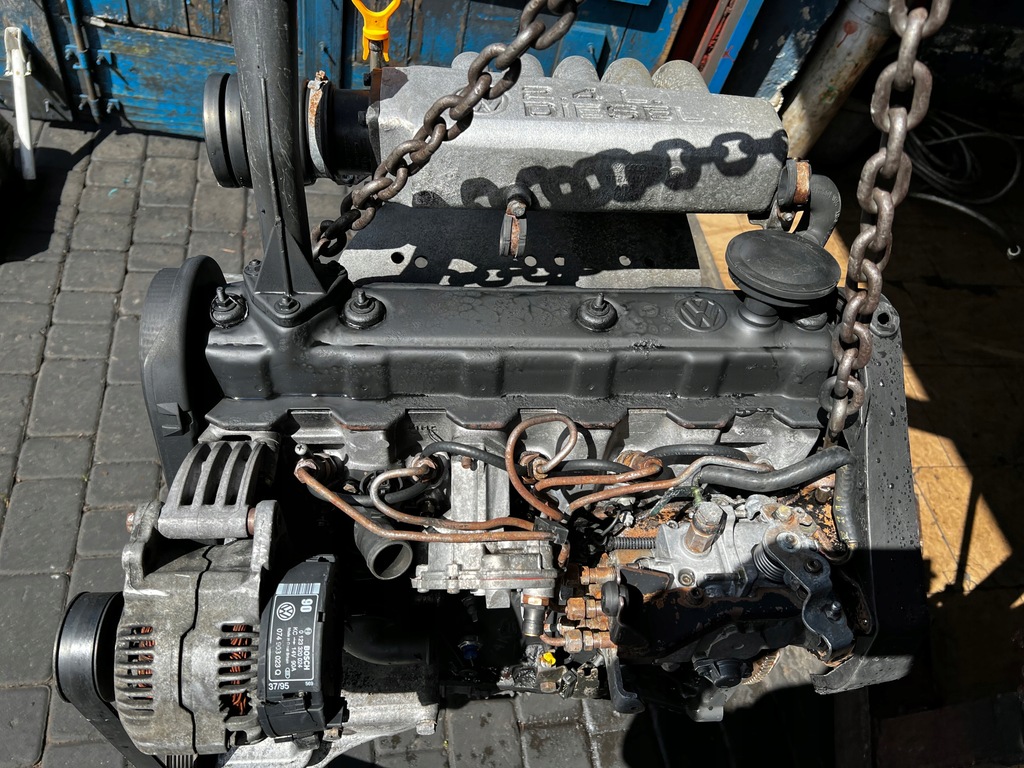 SILNIK KOMPLETNY VW T4 2.4 D 2,4D AAB NOWY TYP - 12112053393 - oficjalne archiwum Allegro