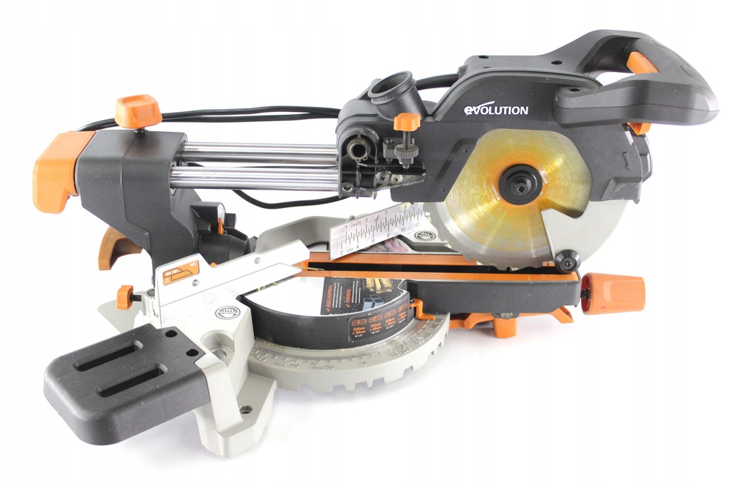 Piła Ukośnica EVOLUTION R185SMS Posuw 1000W 185mm - 9480943870 ...