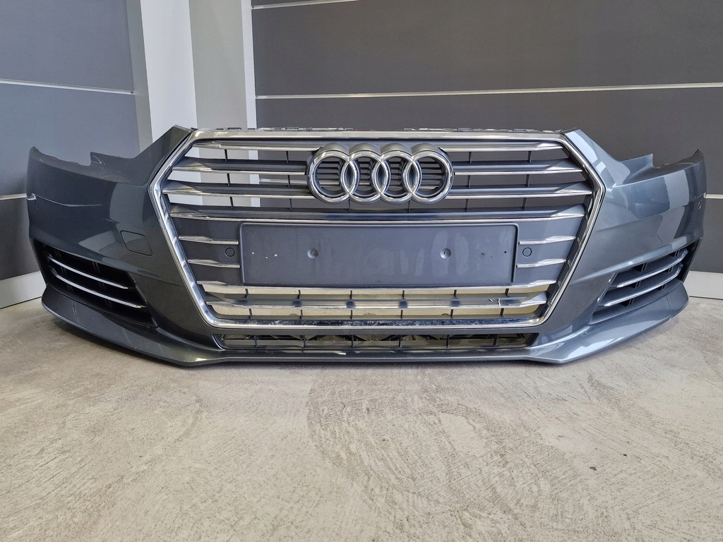 ZDERZAK PRZÓD AUDI A4 B9 S-LINE 4X PDC LZ7S - 13614526512 - oficjalne archiwum Allegro