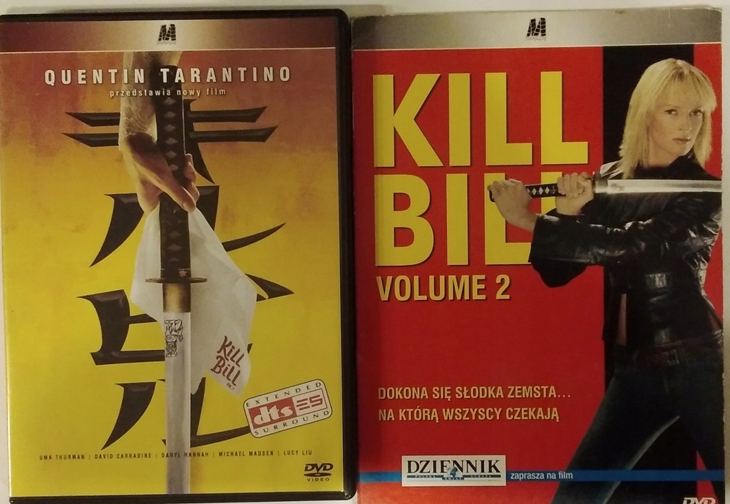 Film kill bill vol.1 / kill bill vol. 2 płyta DVD - 15795209932 - oficjalne archiwum Allegro