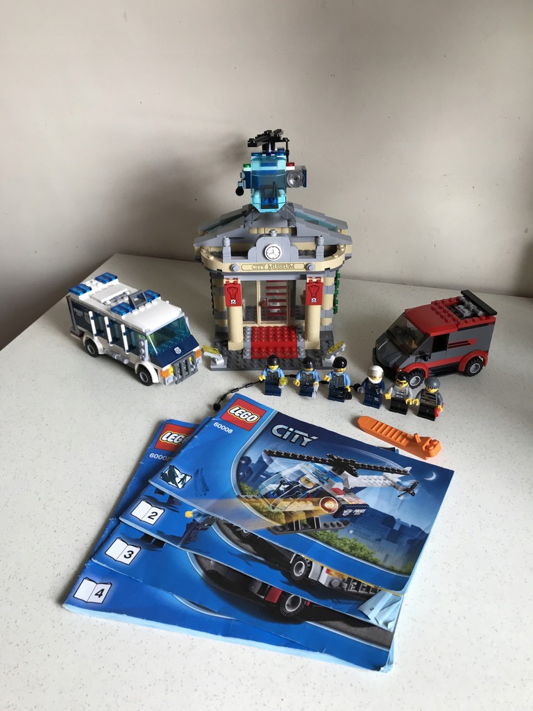 LEGO City 60008 włamanie do muzeum + instrukcja - 10993107222 ...