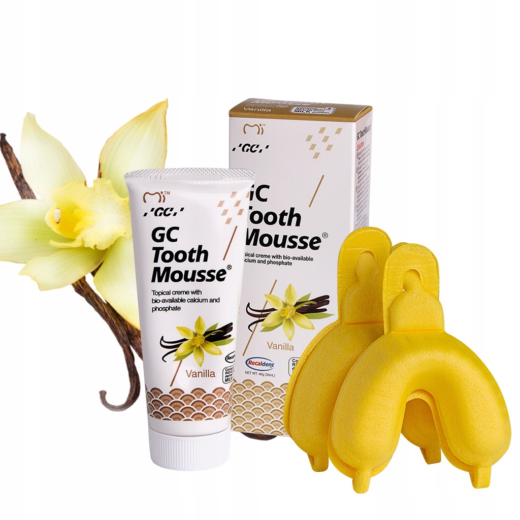 GC Tooth Mousse WANILIA pasta na nadwrażliwość - 12409584084 ...