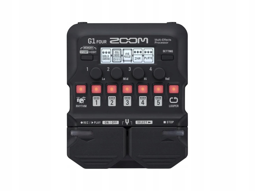 ZOOM G1 FOUR MULTIEFEKT GITAROWY - 12848904838 - oficjalne archiwum Allegro