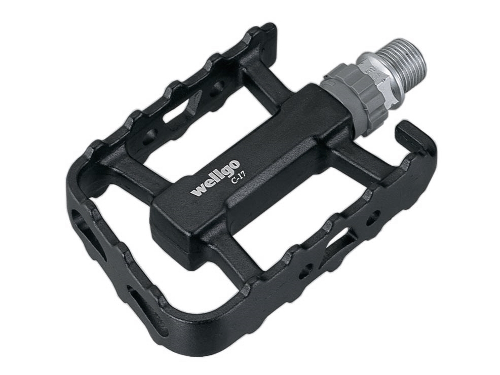 Wellgo LU-C17 pedały rowerowe aluminiowe maszynowe - 10229933362 - oficjalne archiwum Allegro