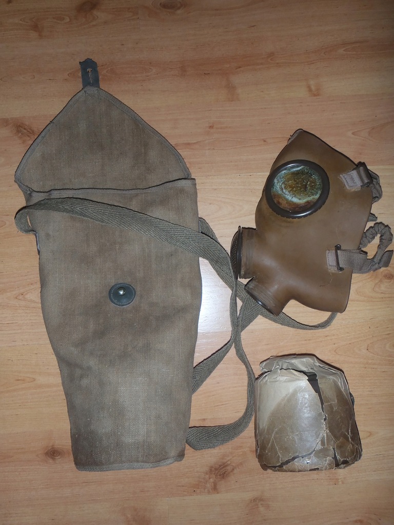 MASKA PRZECIWGAZOWA WOJSKOWA WŁOSKA T35 STAN! - 11740765013 - oficjalne archiwum Allegro