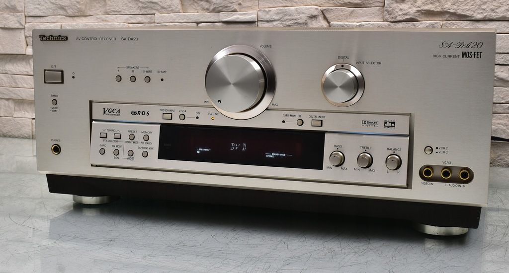 TECHNICS SA-DA20 KULTOWY AMPLITUNER 5,1 - 12885023152 - oficjalne archiwum Allegro