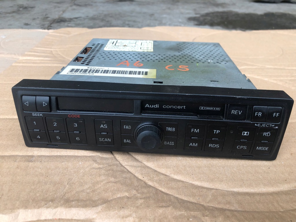 RADIO AUDI A6 C5 1997-2001 4B0035186E - 13723204131 - oficjalne archiwum Allegro