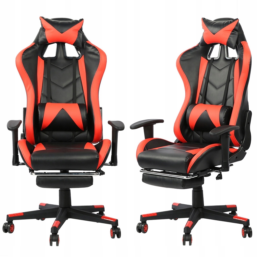 FOTEL GAMINGOWY BIUROWY OBROTOWY KRZESŁO GRACZA - 9655334282 ...