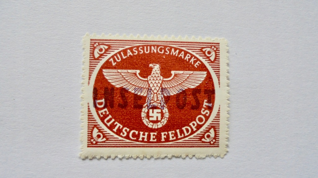 1944 DR poczta polowa-Wyspa Rhodos Mi.9** czysty znaczek wartość 600 ...