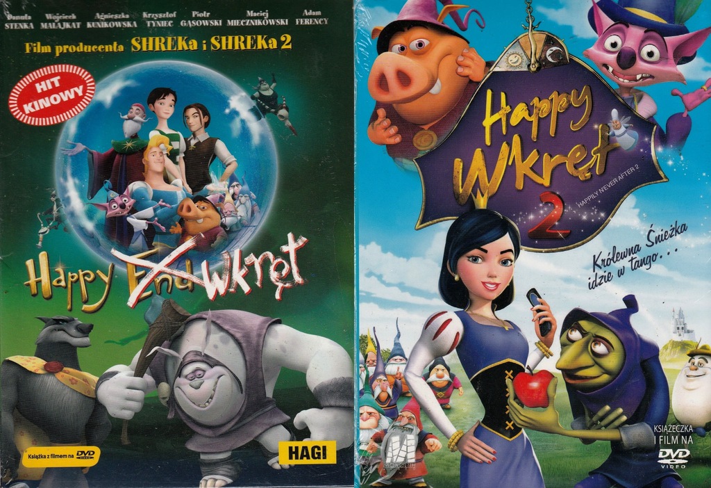 HAPPY WKRĘT + HAPPY WKRĘT 2 - /Komplet 2 Dvd/ - 7300639898 - oficjalne ...
