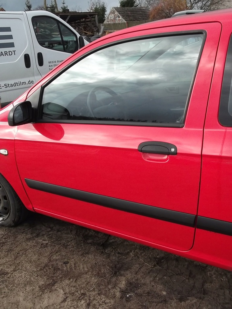 Getz 06-09 LIFT drzwi lewe czerwone HL kompletne - 8731877127 ...