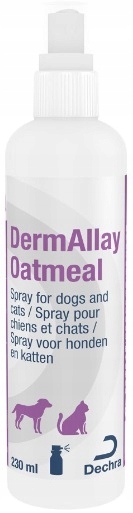 DermAllay Oatmeal spray owsiany nawilżający pies kot 230ml KRÓTKA DATA ...