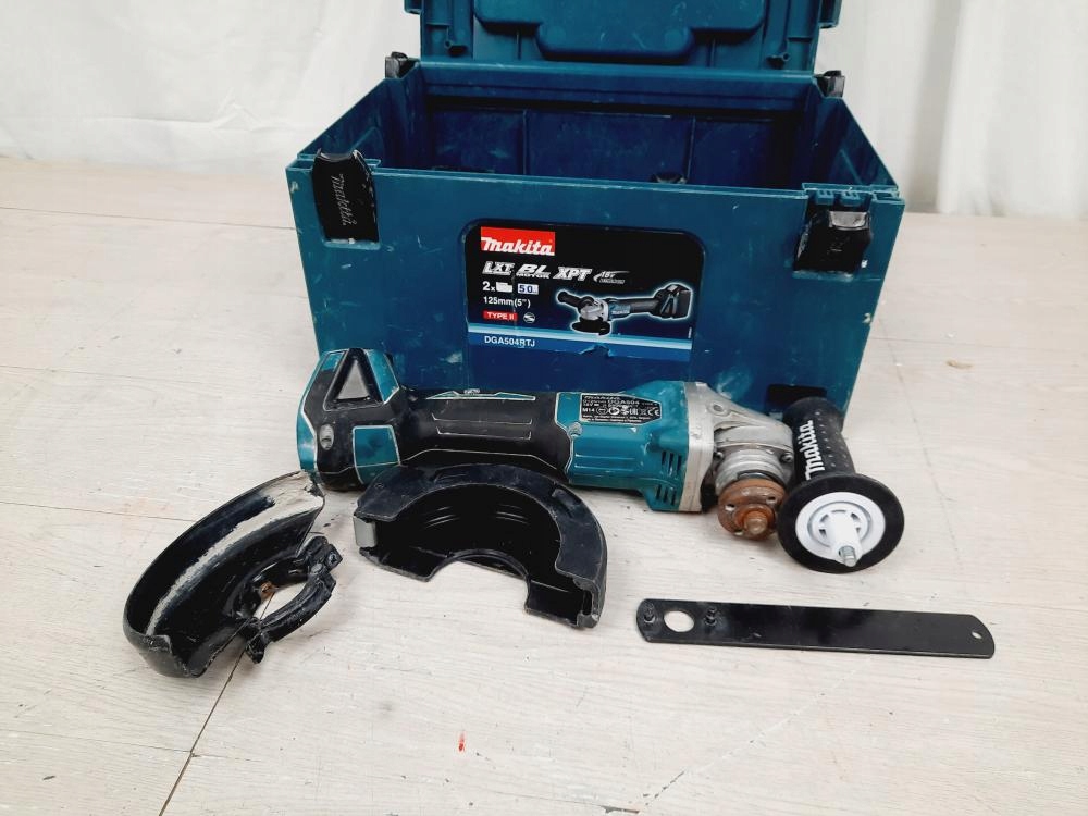 Akumulatorowa szlifierka kątowa MAKITA DGA504 18 V - 11642782310 ...