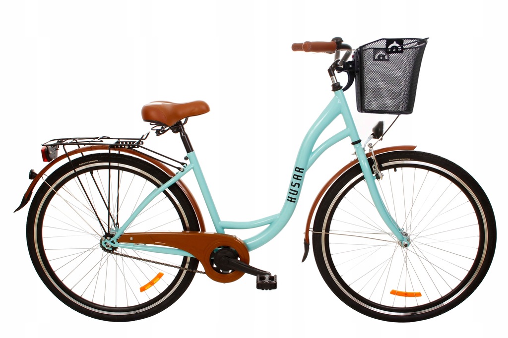 Rower Miejski Husar VINTAGE rama 18 ko 28 Turkus - 11739703195 ...