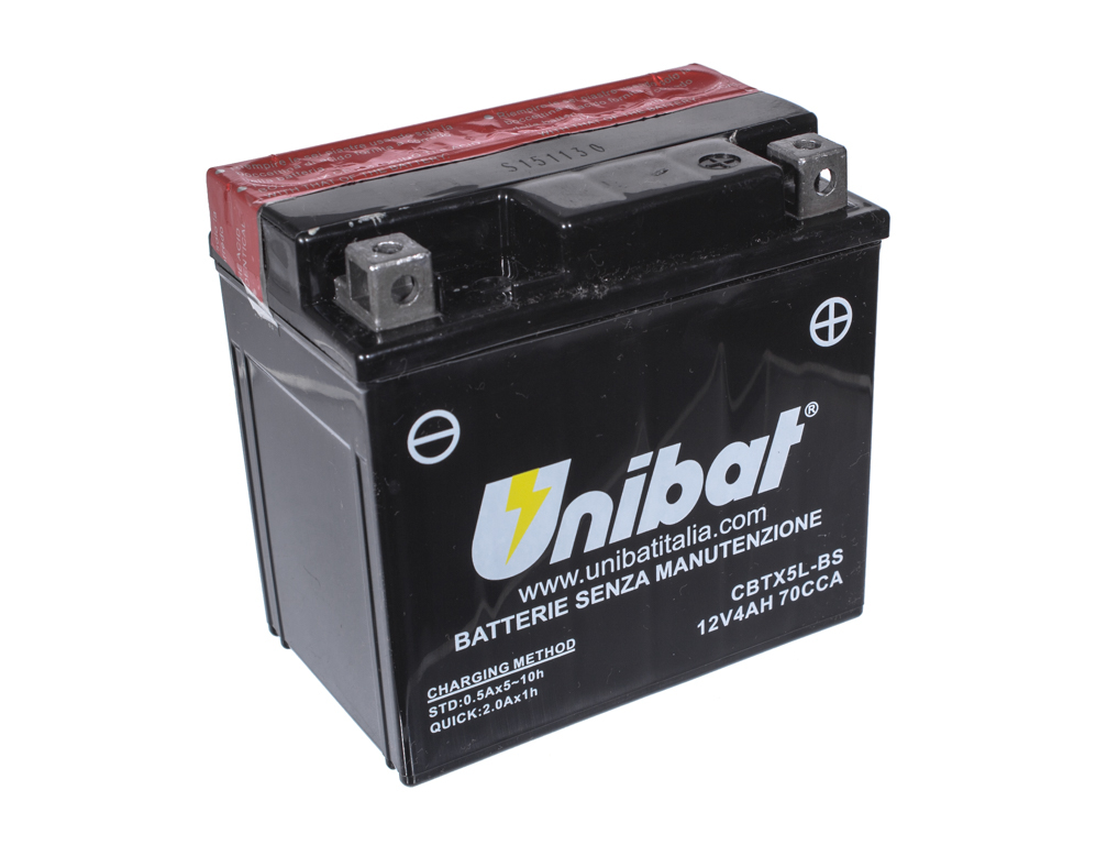 AKUMULATOR UNIBAT 12V 4Ah CBTX5L-BS P+ MOTOCYKLOWY - 6717488454 - oficjalne archiwum Allegro