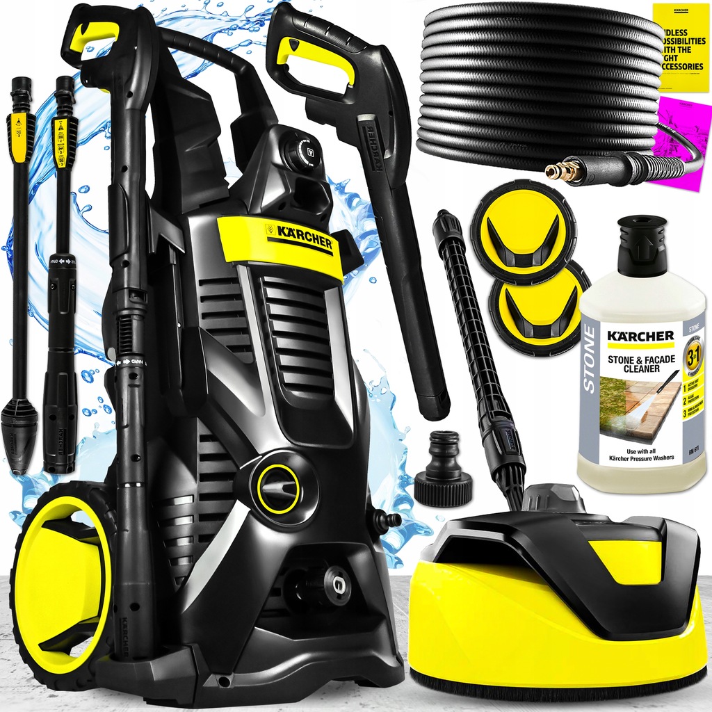 SAMOSSĄCA MYJKA CIŚNIENIOWA KARCHER K 6 NEW MODEL 4500W T-RACER ZESTAW ...