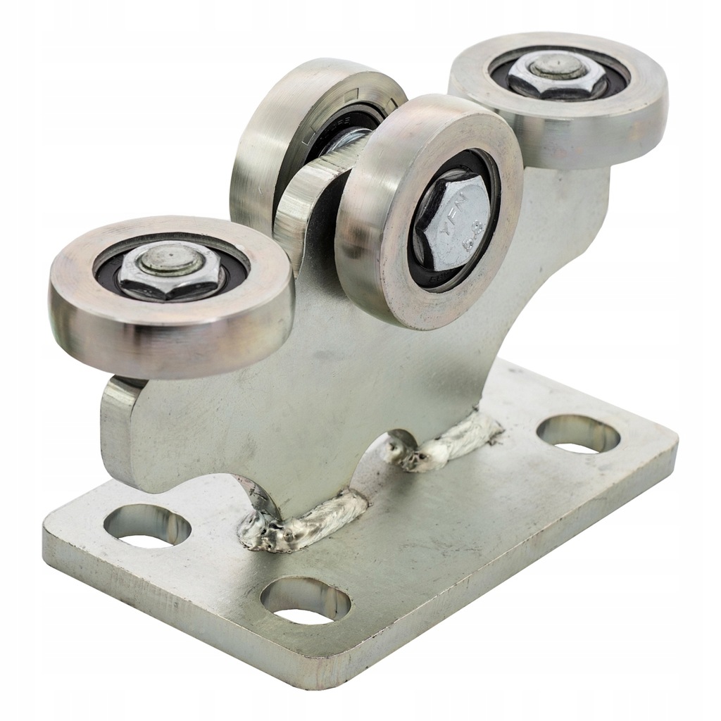 Wózek 4 rolki stalowe wózki do bramy przesuwnej 80x80x5 | produkt ...