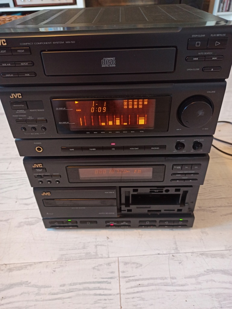 WIEŻA JVC MX-50 - 12302156512 - oficjalne archiwum Allegro